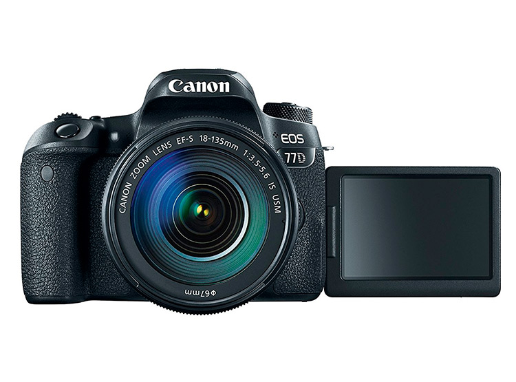 CÁMARA REFLEX CANON EOS 77D FULL HD (1920 X 1080) 24.2MP NEGRO