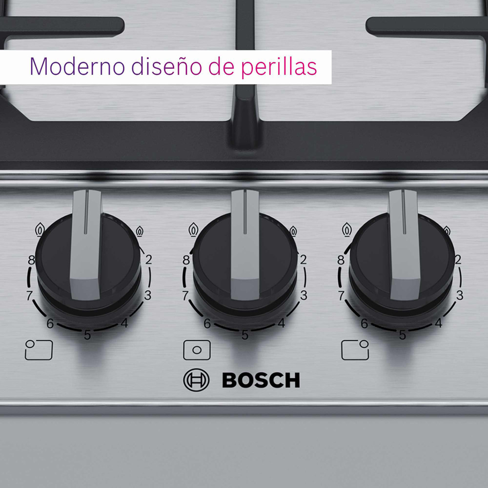 Ripley - ENCIMERA EMPOTRABLE A GAS GLP/GN BOSCH 5 HORNILLAS PCQ7A5B90