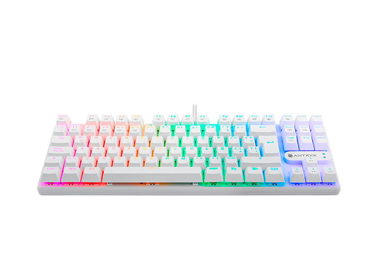 TECLADO MECÁNICO ANTRIX MK830 WHITE SW RED
