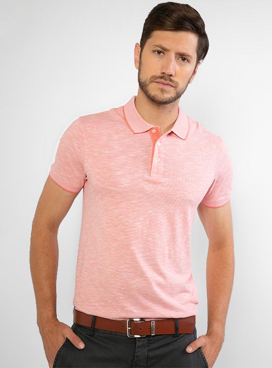 Ripley - POLO MANGA CORTA ALGODÓN HOMBRE CACHAREL ALOMBO