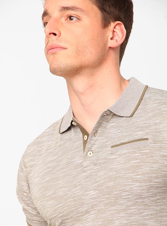 Ripley - POLO MANGA CORTA ALGODÓN HOMBRE CACHAREL ALOMBO