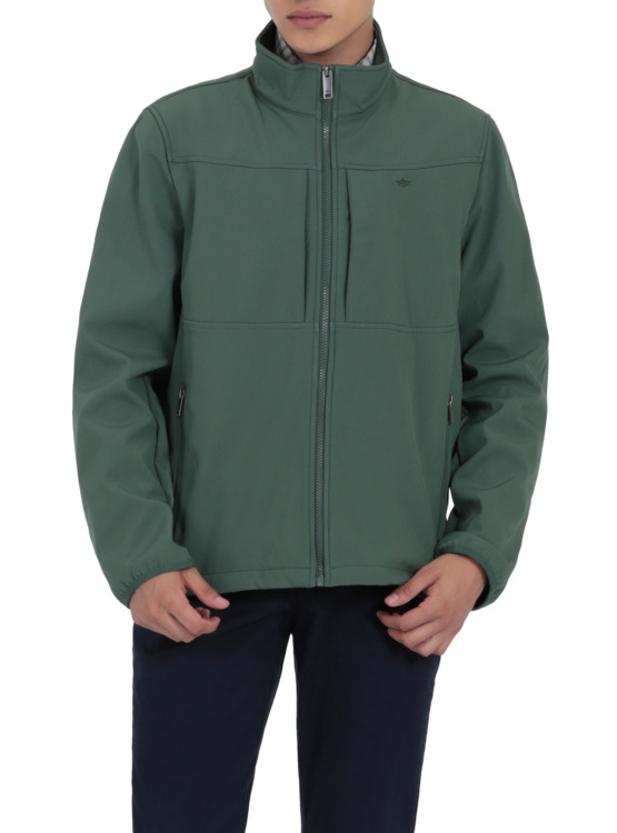 CASACA HOMBRE DOCKERS VERDE CASUAL SOFTSHELL