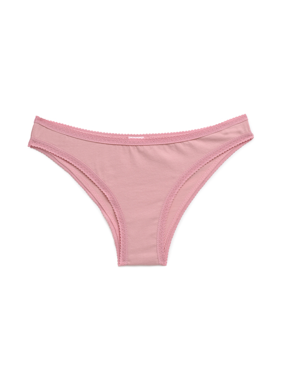 Ripley - CALZÓN ALGODÓN MUJER INDEX PALO ROSA BIKINI SOLID