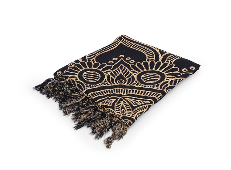 Ripley Pareo Index Para Mujer Mandala Mia Negro Natural