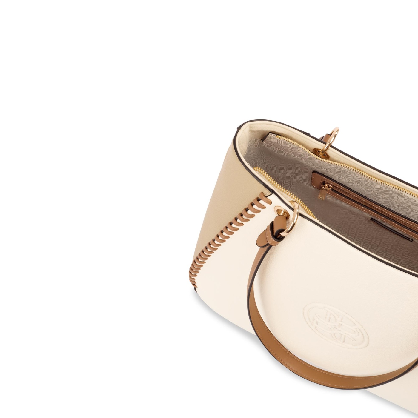 Ripley - CARTERA CREPIER RUNA CREMA TOTE
