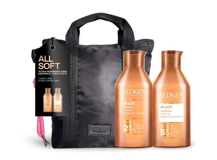 TRATAMIENTO CAPILAR REDKEN PACK ALL SOFT PARA CABELLO SECO (SHAMPOO ...