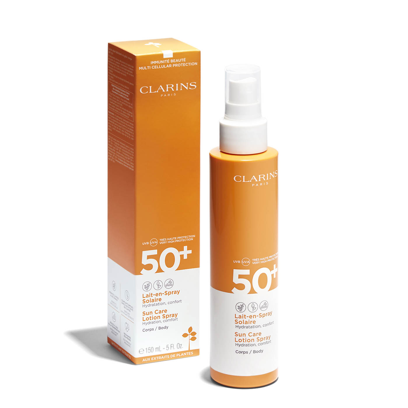 SPRAY FACIAL CLARINS SUNCARE LOTION UVA/UVB SPF50+ 150ML