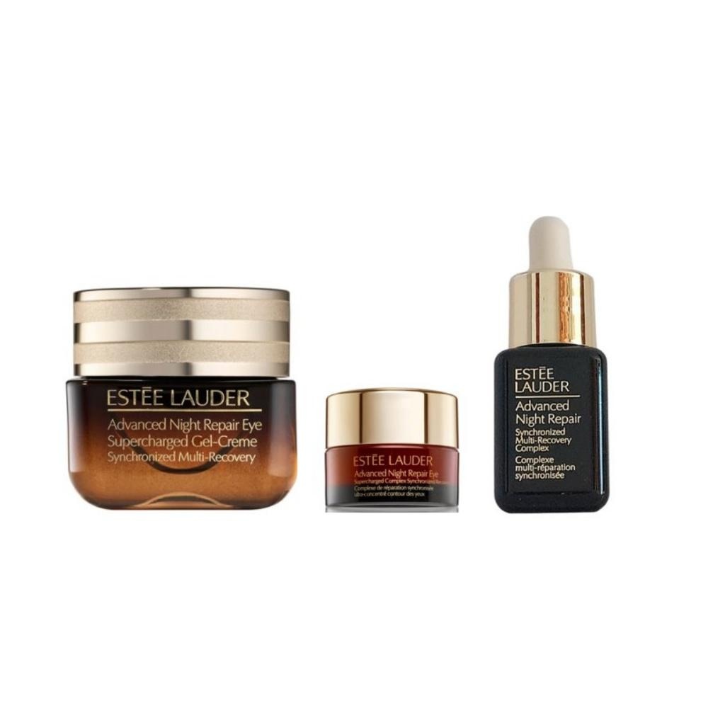 SET ADVANCED NIGHT REPAIR EYE SUPERCHARGED ESTEE LAUDER 15ML + MINIS
