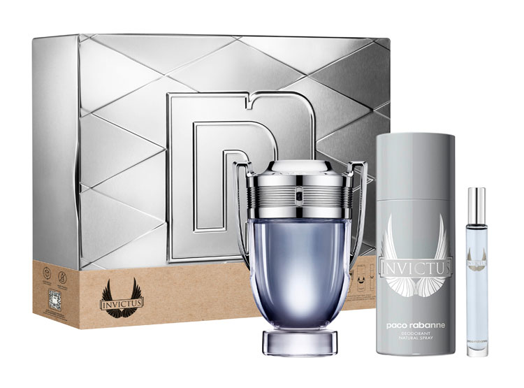 Ripley - SET PERFUME PACO RABANNE INVICTUS HOMBRE EDT 100 ML + DEO ...