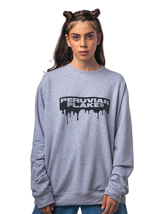 Ripley - POLERA MUJER PERUVIAN FLAKE MELTED LOGO POLERÓN