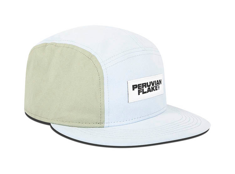GORRO ALGODÓN NEW ERA CAMPER PERUVIAN FLAKE FONT AZUL MUJER