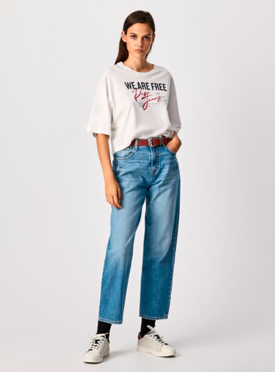 Ripley - POLO PEPE JEANS PARA MUJER BERTHA