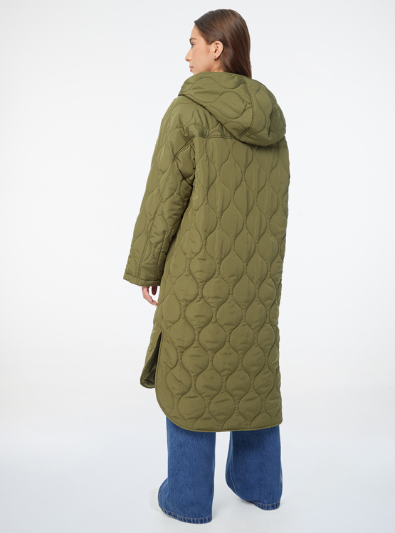 Ripley - CASACA MUJER INDEX VERDE EQUILT LARGA