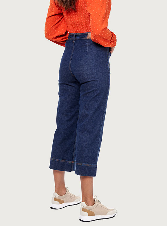 Ripley - JEANS MUJER MENTHA Y CHOCOLATE AZUL CORINA MAR
