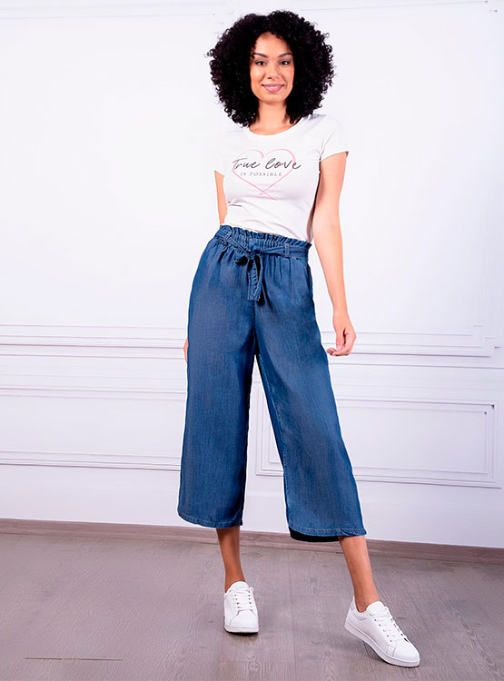 Ripley - JEANS CULOTTE MUJER PIONIER LIBYA