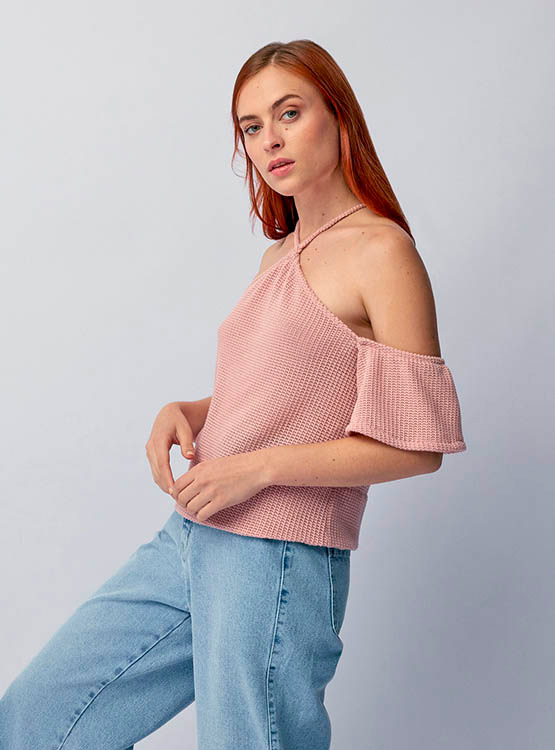Ripley - POLO MENTHA Y CHOCOLATE PARA MUJER FEBE