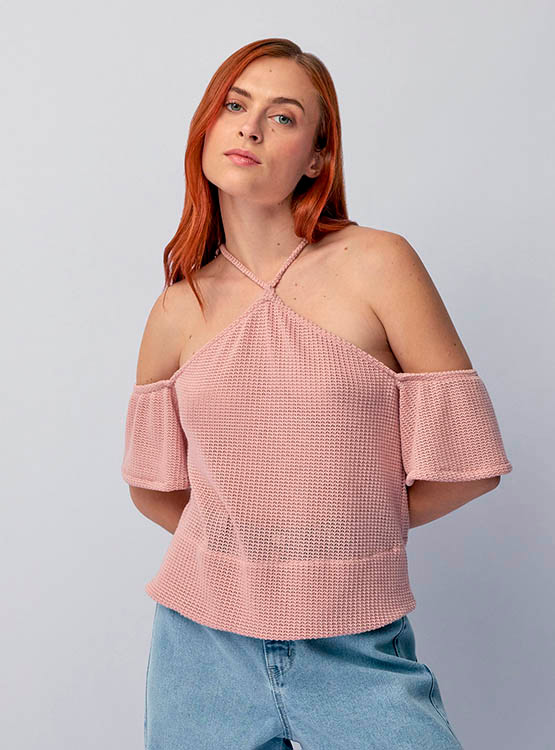 Ripley - POLO MENTHA Y CHOCOLATE PARA MUJER FEBE