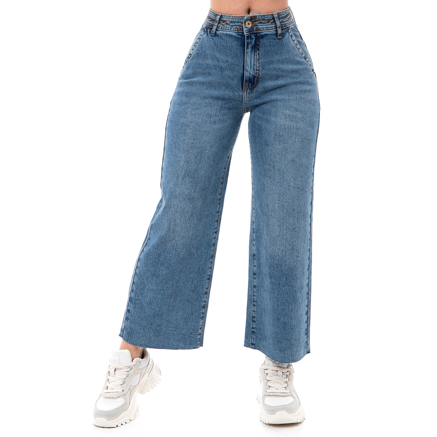 JEANS CULOTTE MUJER SQUEEZE TESKA STRETCH