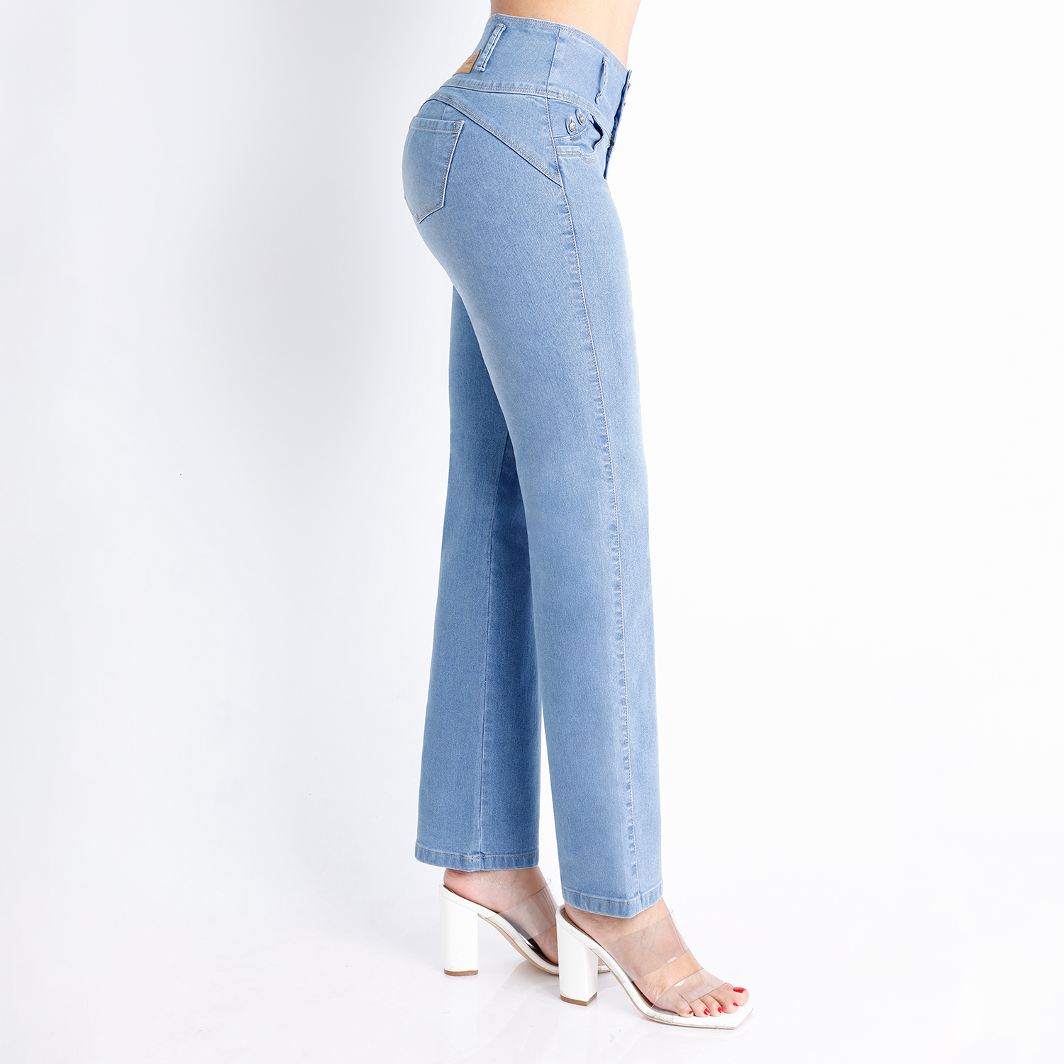 Ripley - JEANS RECTO MUJER KANSAS K1006-148