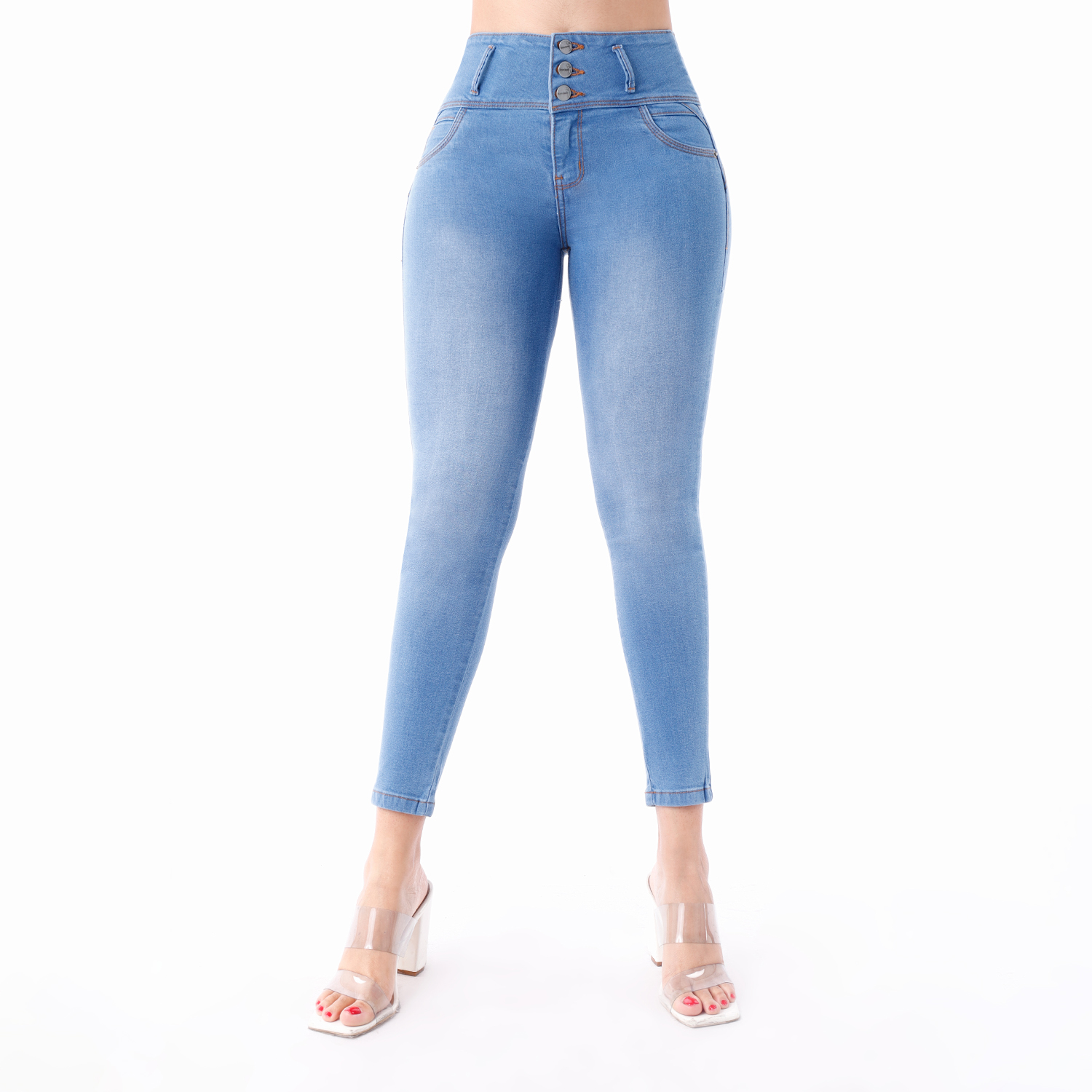 Ripley - JEANS SKINNY MUJER KANSAS 1497C BOOM PIT