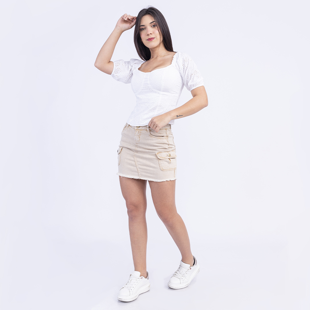 FALDA MINI MUJER SODA BLUES HIPPER
