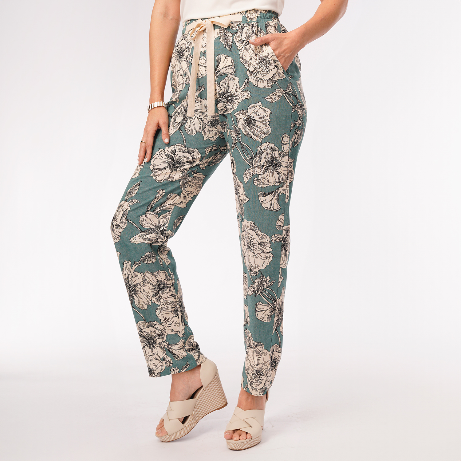 Ripley - PANTALÓN CASUAL SUELTO MUJER CP MODA COLECCIÓN LUCCA FCP24C06PA65