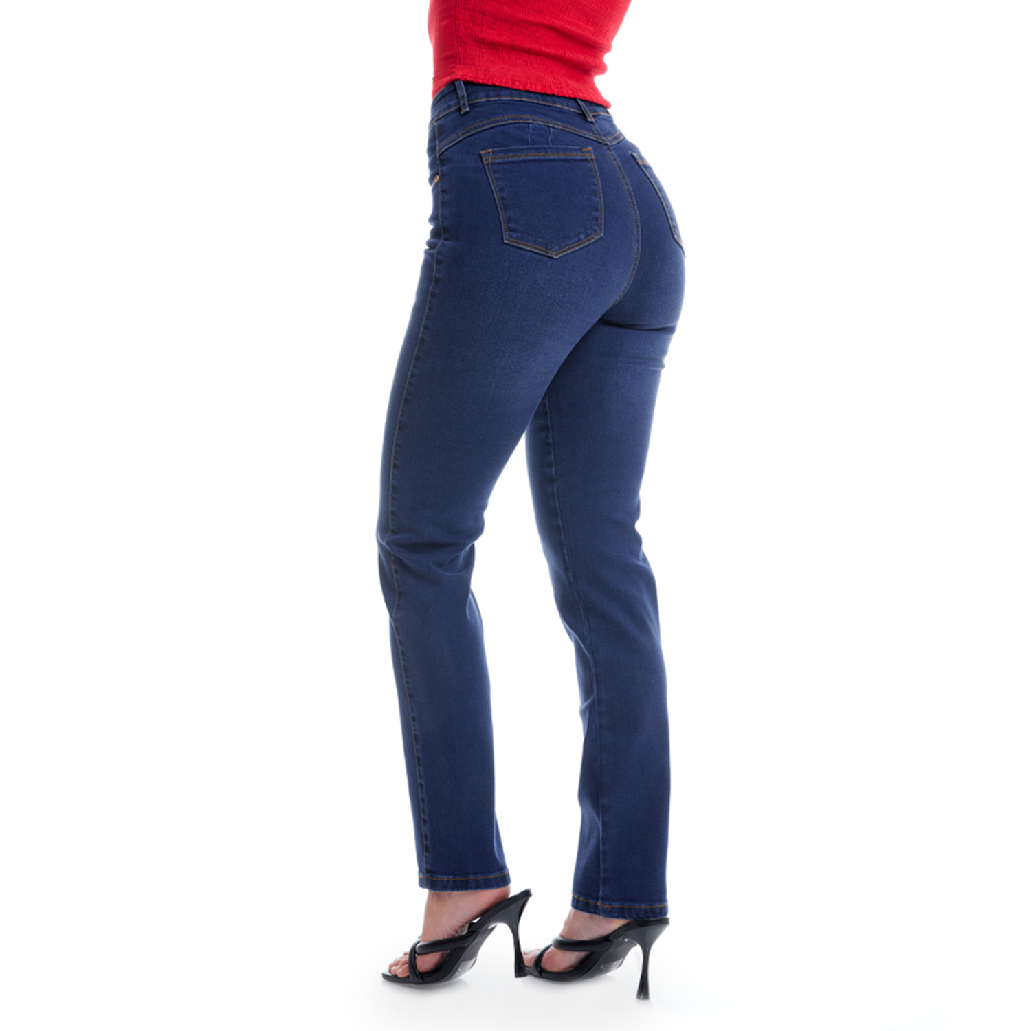 Ripley - JEANS CINTURA TOBILLERO RECTO MUJER METAL JEANS BERTHA