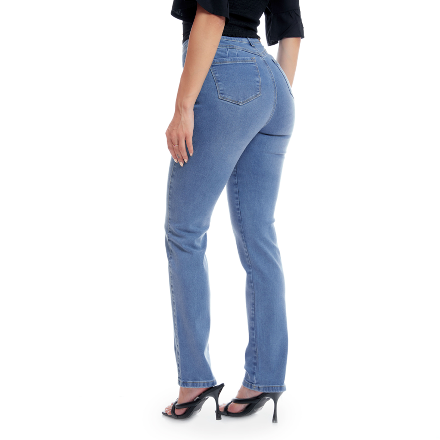 JEANS CINTURA TOBILLERO RECTO MUJER METAL JEANS BERTHA