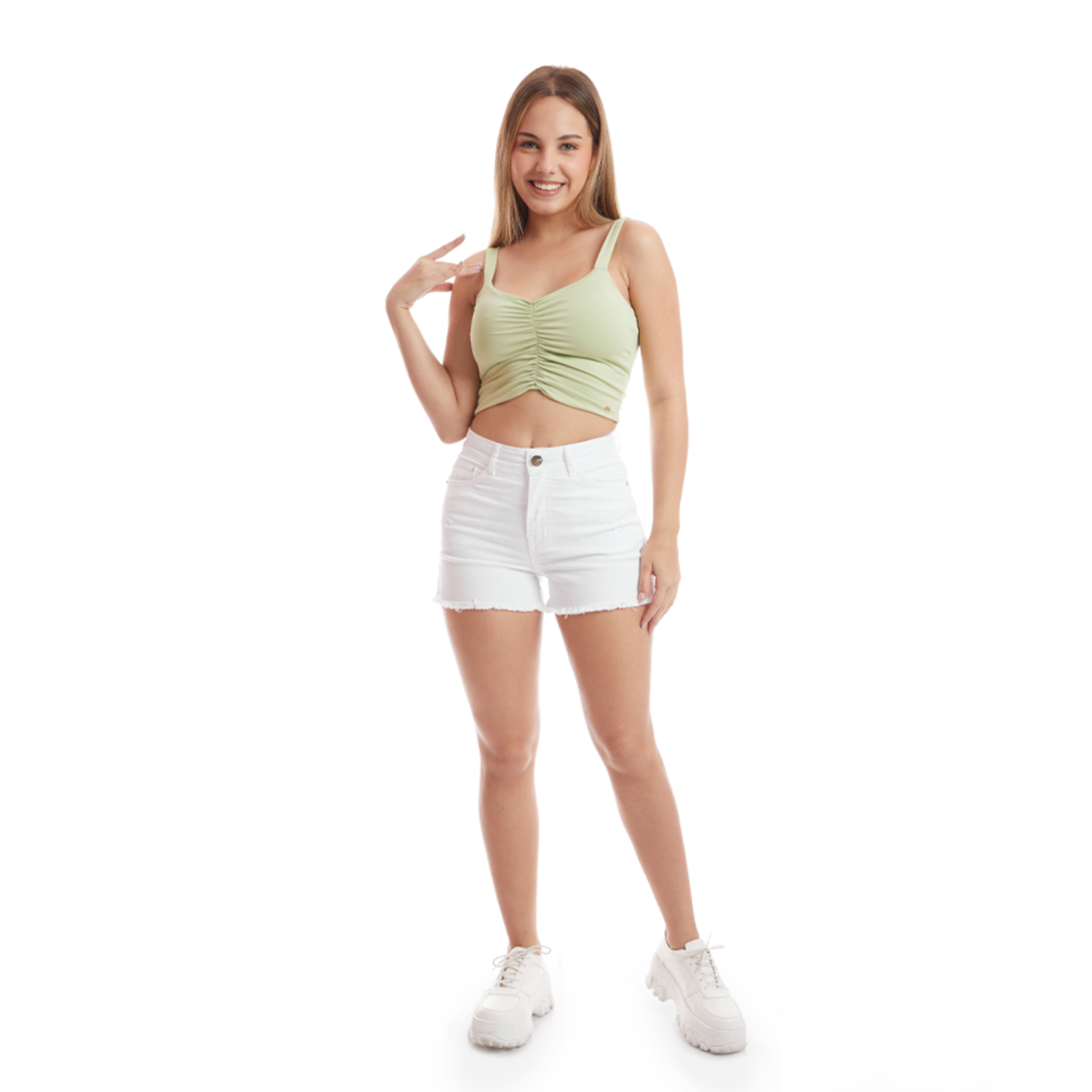 Ripley - SHORT SKINNY MUJER METAL JEANS MARTHA