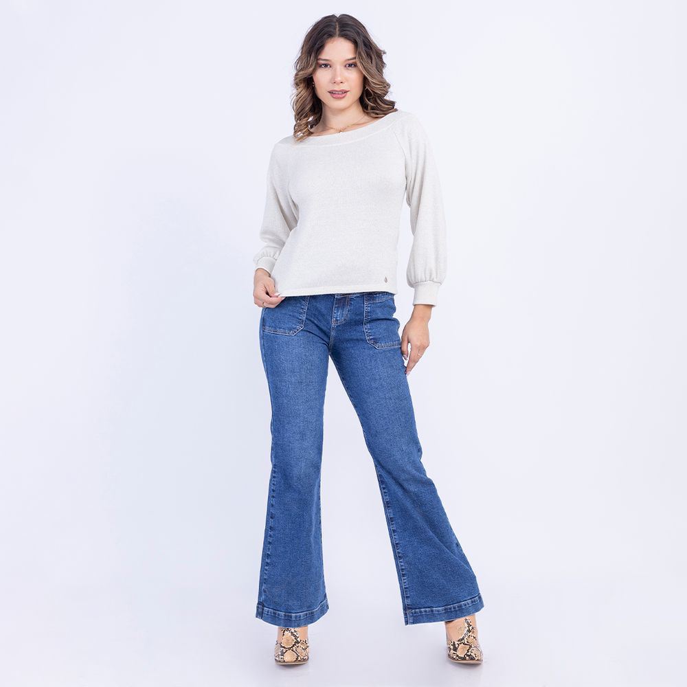Ripley - CHOMPA OFF SHOULDER MUJER SODA BLUES KRISTYNNA