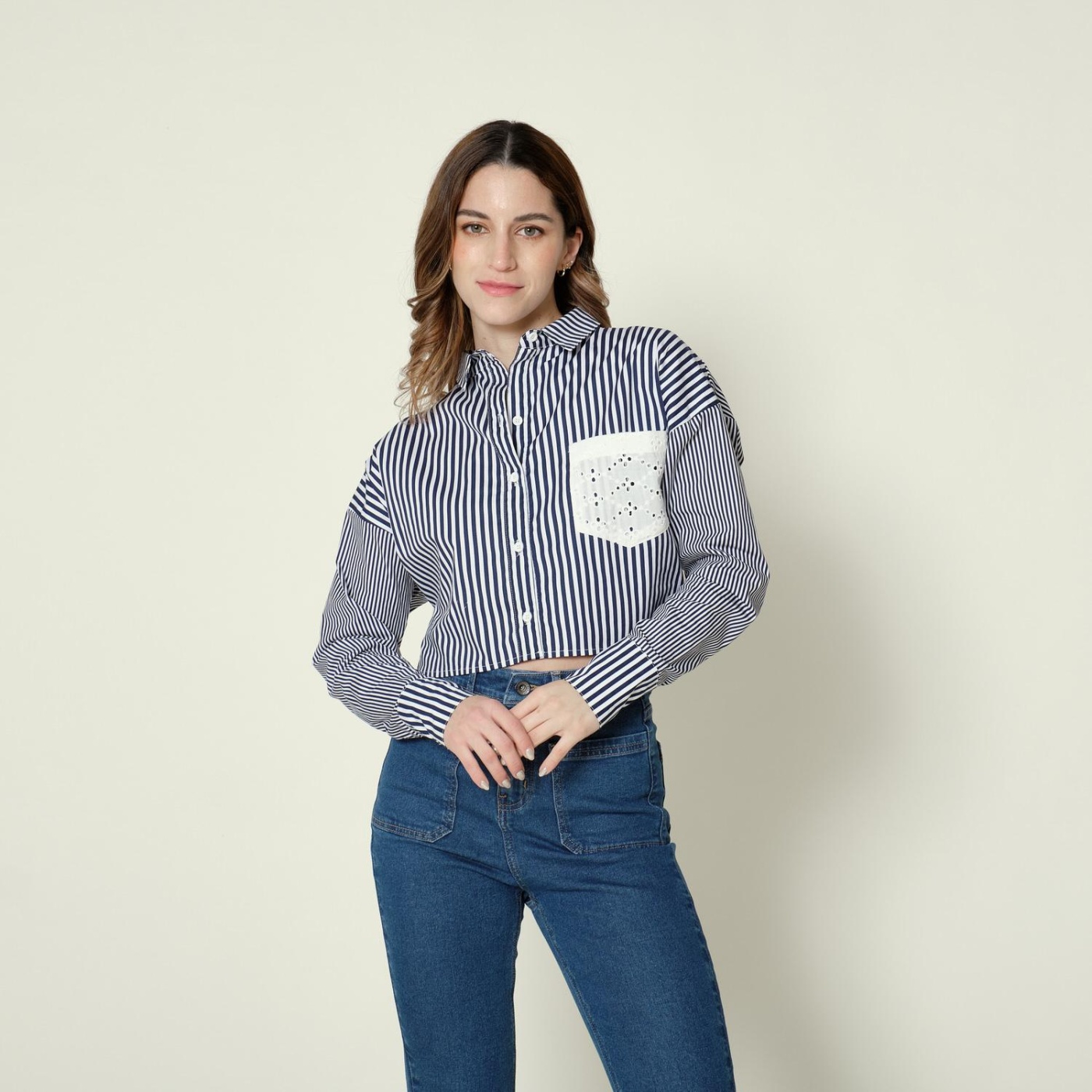 Ripley - BLUSA MUJER EXIT AZUL TAMARA