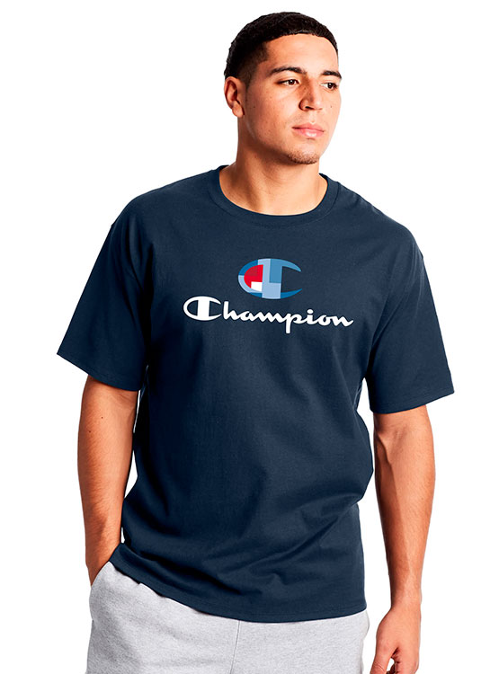 Ripley - POLO CHAMPION PARA HOMBRE ALGODÓN CLASSIC GRAPHIC TEE