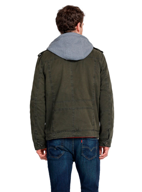 Ripley - CASACA ALGODÓN HOMBRE LEVI'S VERDE 5949100