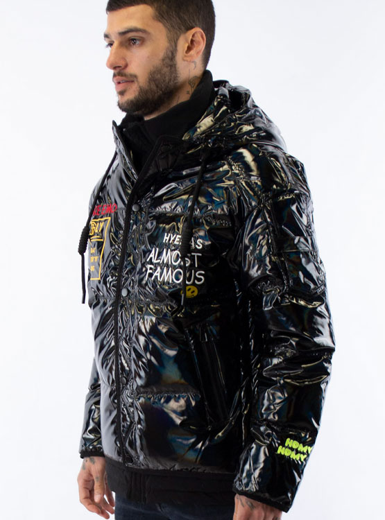 Ripley - CASACA HOMBRE BLACKOUT NEGRO H203 JAMES