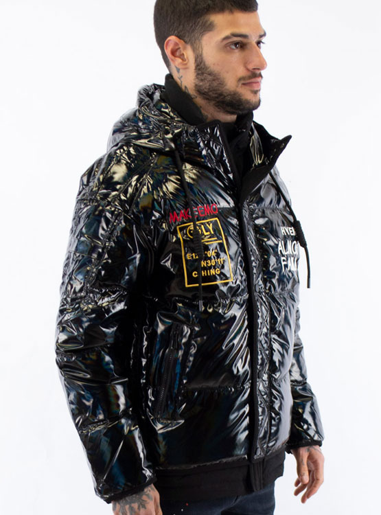 Ripley - CASACA HOMBRE BLACKOUT NEGRO H203 JAMES