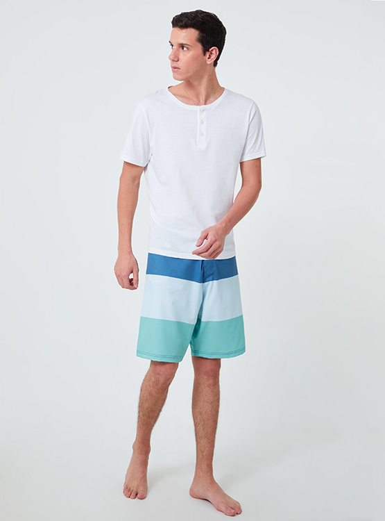 Ripley Ropa De BaÑo Short Hombre Cloudbreak Celeste 8121