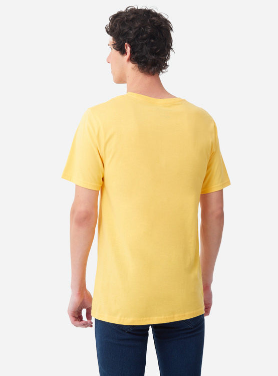 Ripley - POLO ALGODÓN HOMBRE INDEX AMARILLO FLOWERS