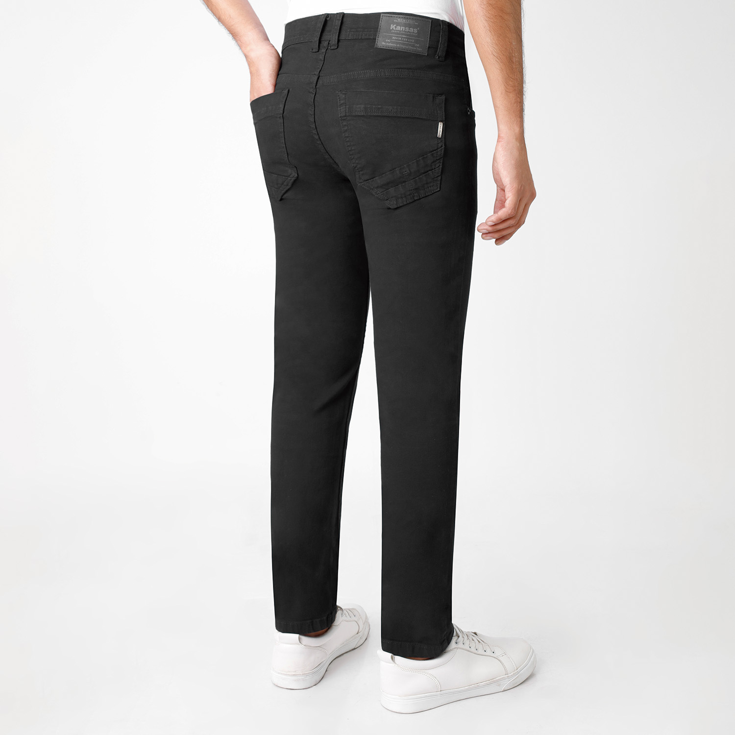Ripley - JEAN LARGO SLIM HOMBRE KANSAS NEGRO 1502-369