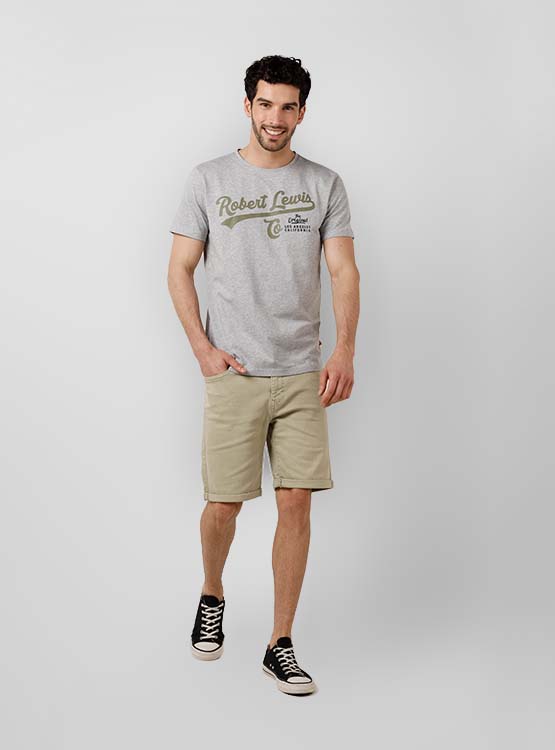 Ripley - POLO MANGA CORTA AFIA ROBERT LEWIS PARA HOMBRE