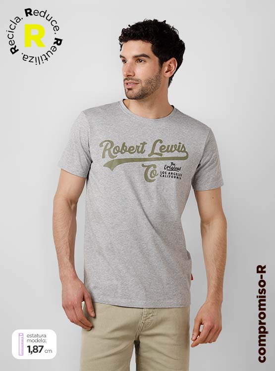 Ripley - POLO MANGA CORTA AFIA ROBERT LEWIS PARA HOMBRE
