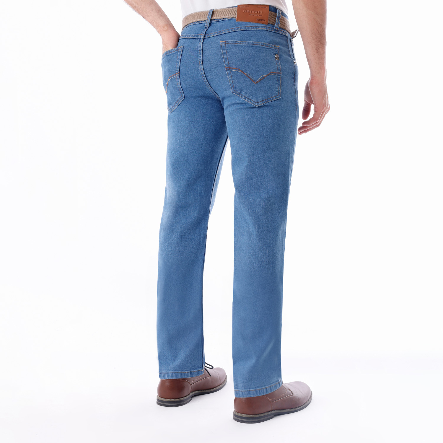 Ripley - JEANS RECTO HOMBRE KANSAS K01600