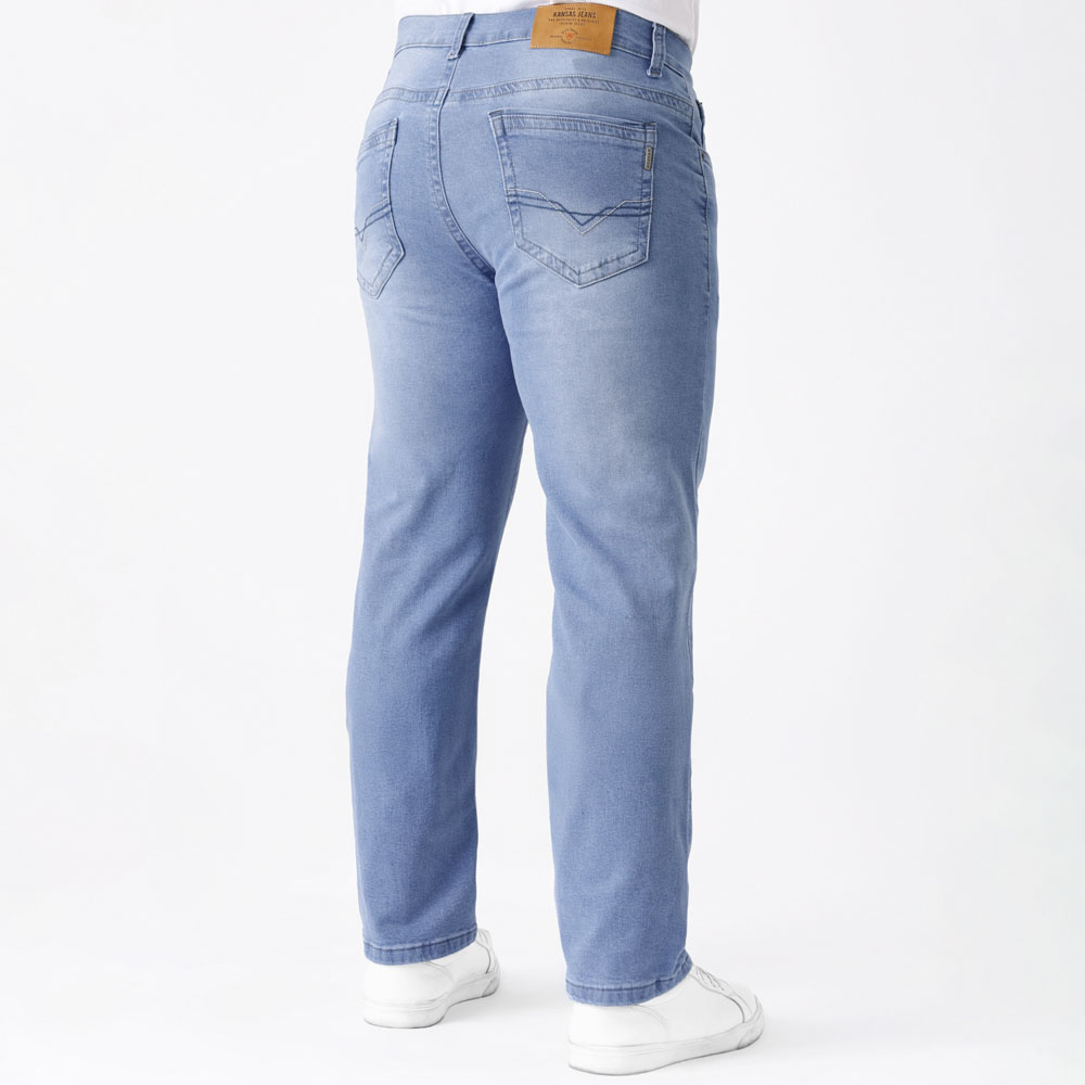Ripley - JEAN RECTO HOMBRE KANSAS AZUL 1503-398