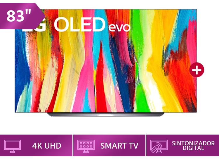 Ripley - TELEVISOR SMART TV LG 4K ULTRA HD 83" CON THINQ AI OLED83C2PSA