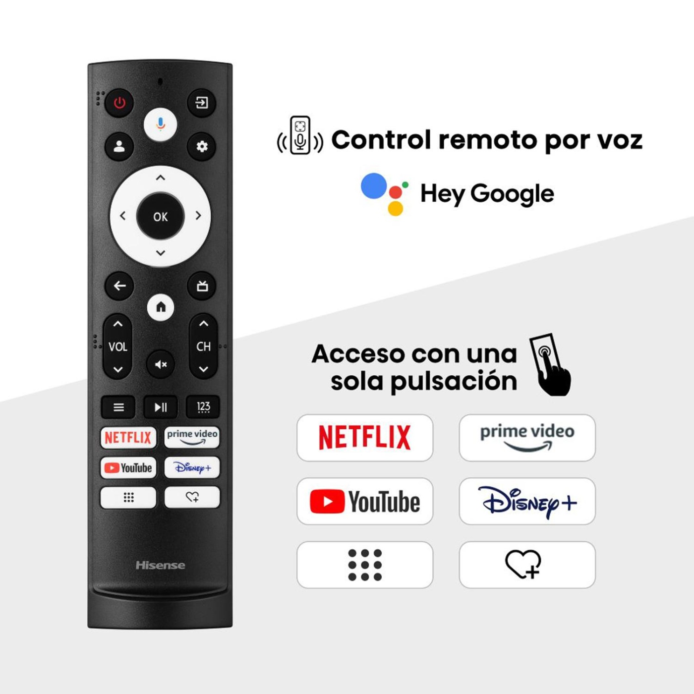 TELEVISOR HISENSE 4K ULTRA HD 55” SMART TV 55U6N