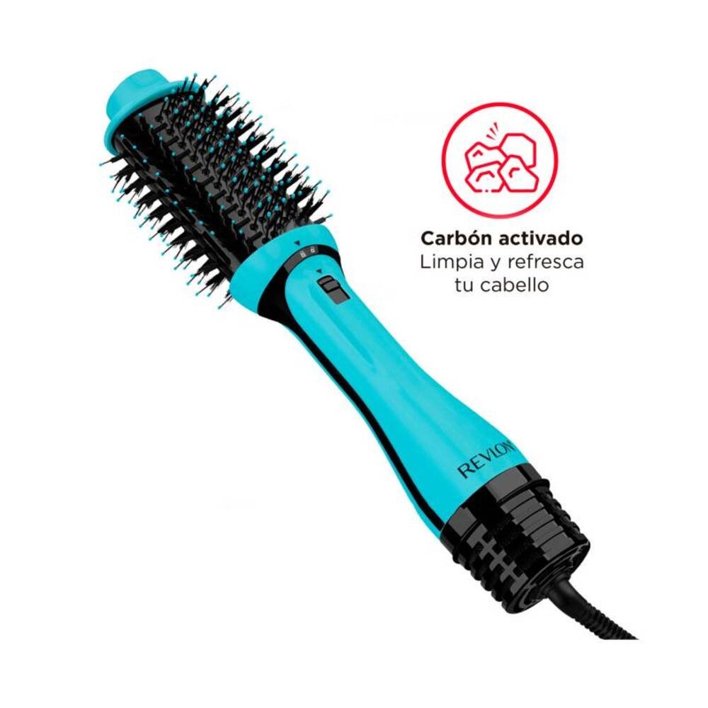 Ripley - COMBO REVLON CEPILLO SECADORA CABELLO ONE STEP PLUS MENTA ...