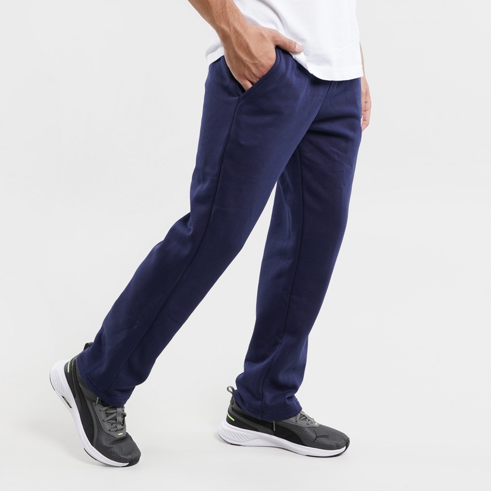 PANTALÓN BUZO DEPORTIVO HOMBRE PUMA 586718 06 ESS LOGO PANTS FL NEGRO