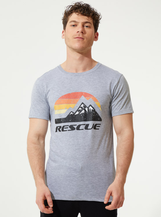 Ripley - POLO TREKKING Y MONTAÑISMO HOMBRE RESCUE NEVADO PRINT GRIS CLARO