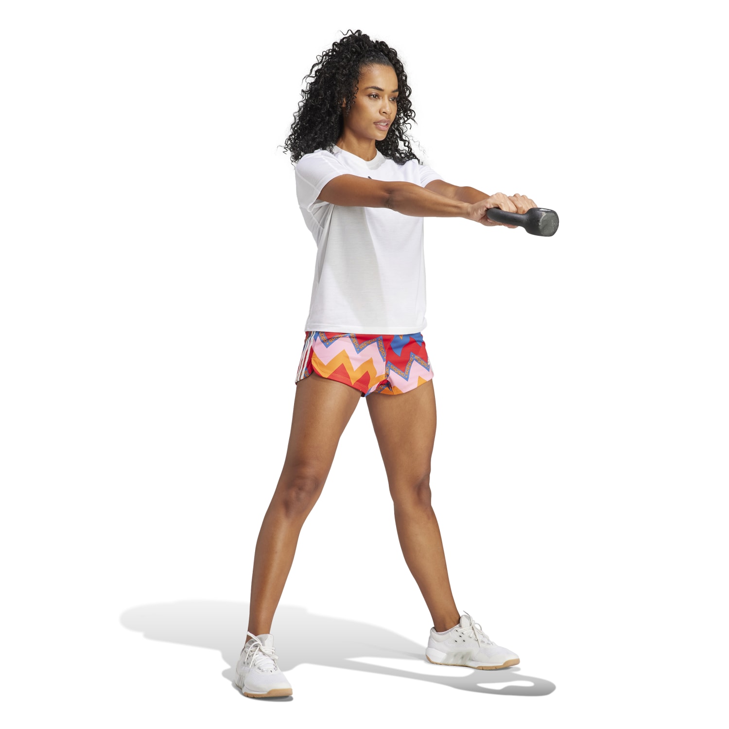 SHORT DEPORTIVO MUJER ADIDAS IM2377 BY FARM RIO ROJO