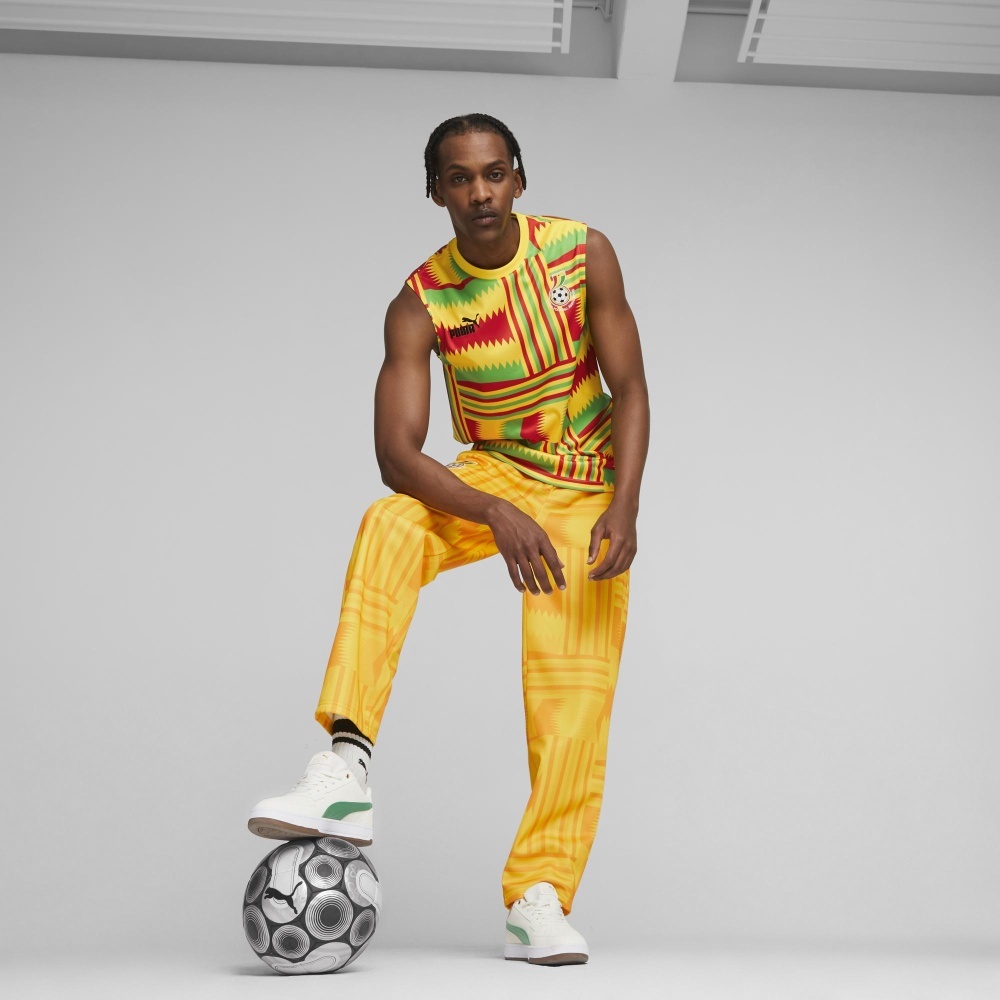 Ripley - PANTALÓN DE BUZO CEÑIDO HOMBRE PUMA AMARILLO 772467 08