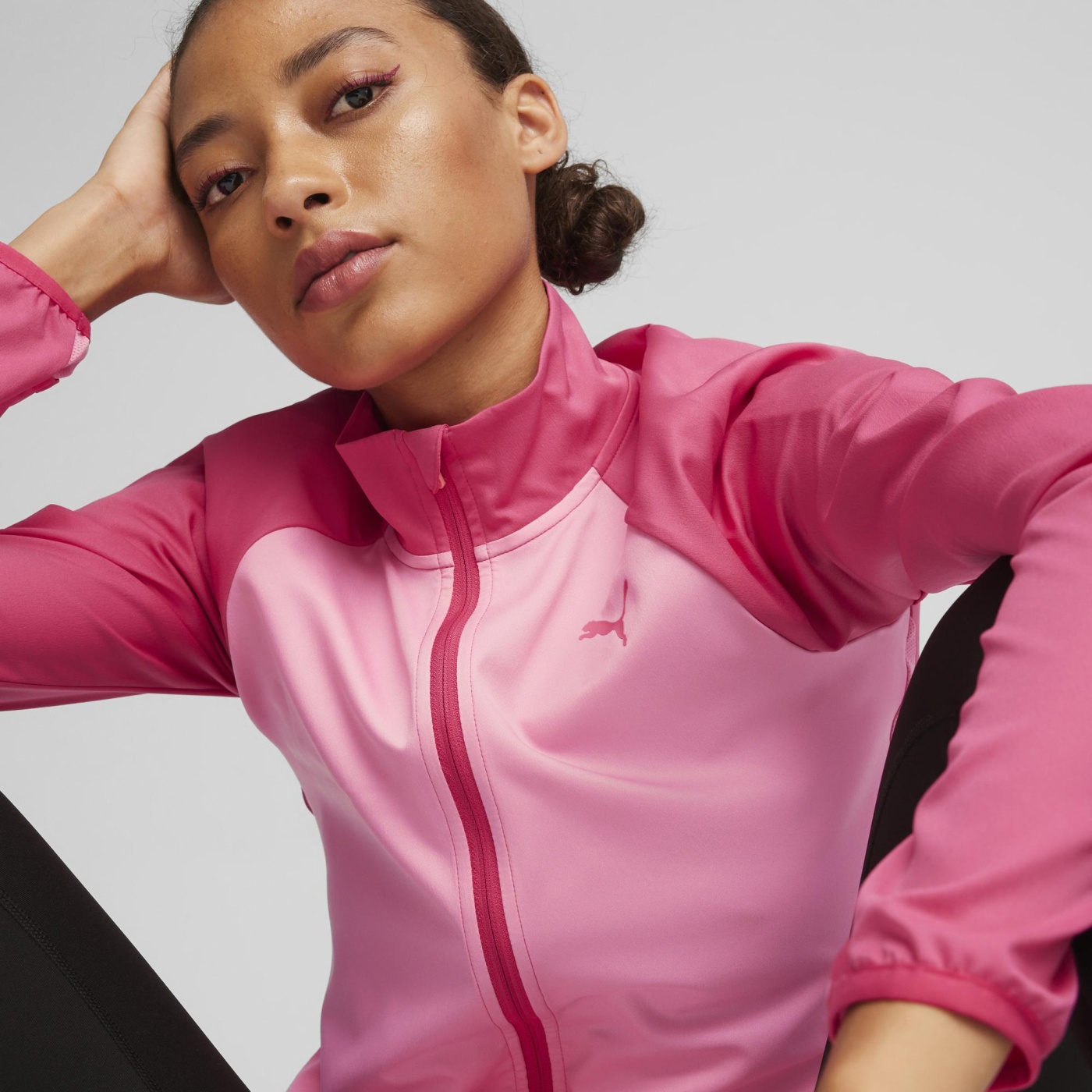 BUZO CONJUNTO MUJER PUMA 670024 48 ACTIVE WOVEN SUIT FUCSIA